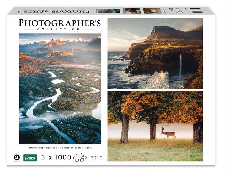 Puzzle Photographers - Scandinavie (3x1000)